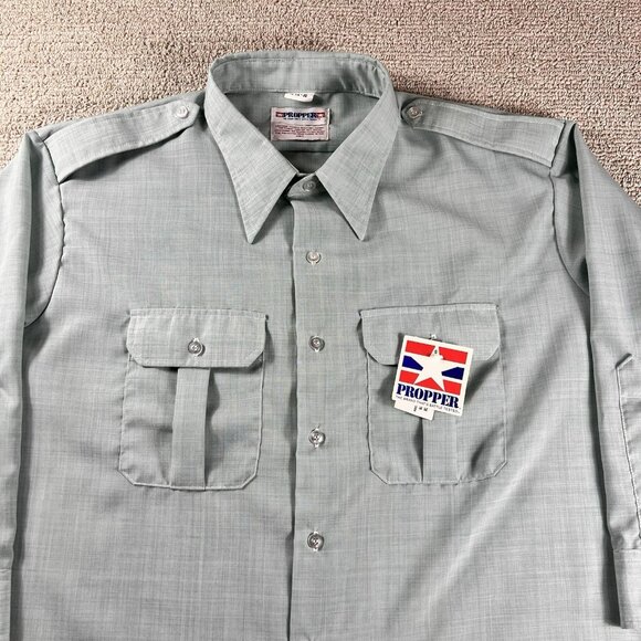 Propper | Shirts | Propper 34 Sleeve Tactical Uniform Button Up Shirt Green Mens Size 95 3xl ...